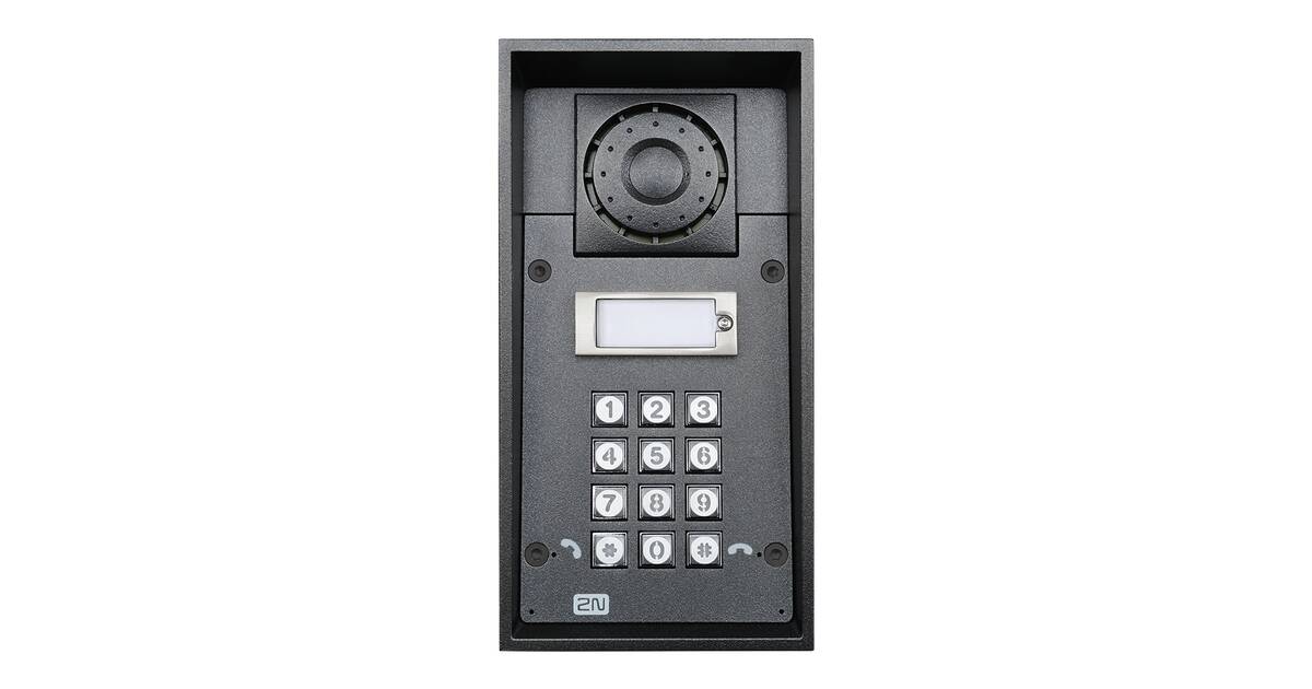 2N IP Force 1 button with keypad | IP Cameras | NetcamCenter