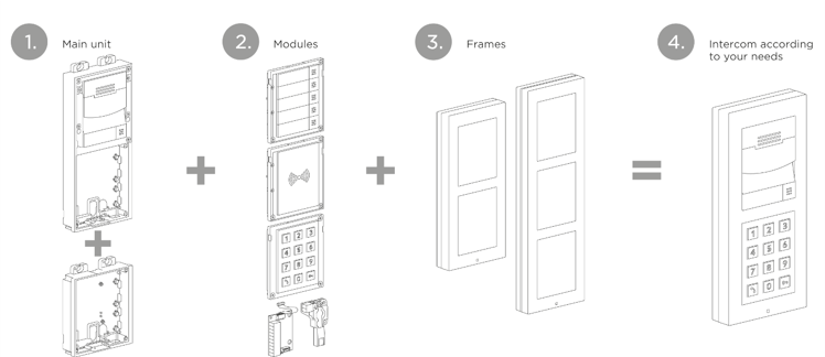 2N IP Verso without camera silver | IP Cameras | NetcamCenter