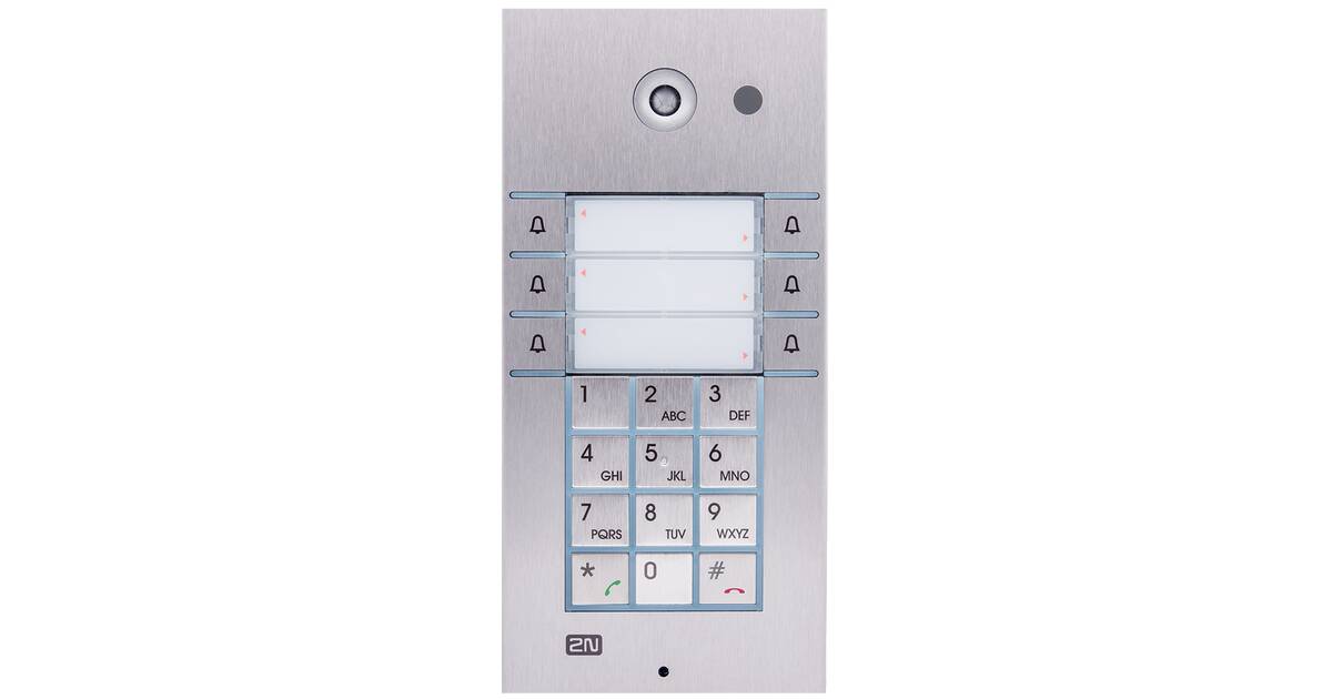 2N IP Vario 3x2 buttons, keypad, camera | IP Cameras | NetcamCenter