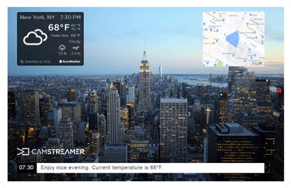 CamStreamer CamOverlay | Other Products | NetcamCenter