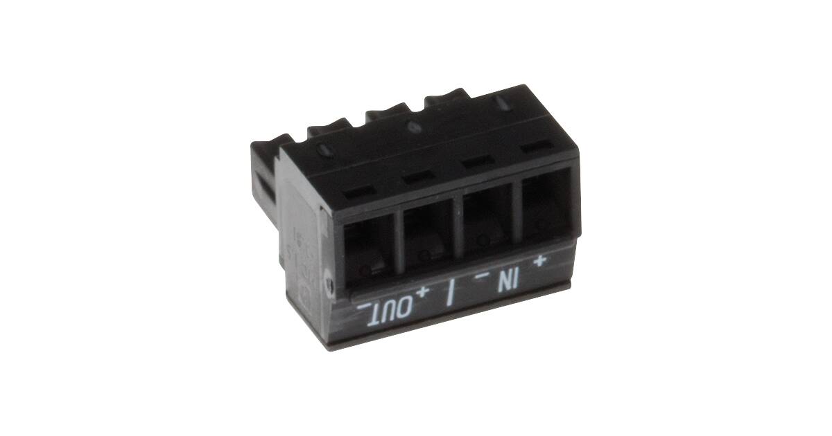 AXIS Connector A 4-pin 3.81 Straight IN/OUT | Other Products | NetcamCenter