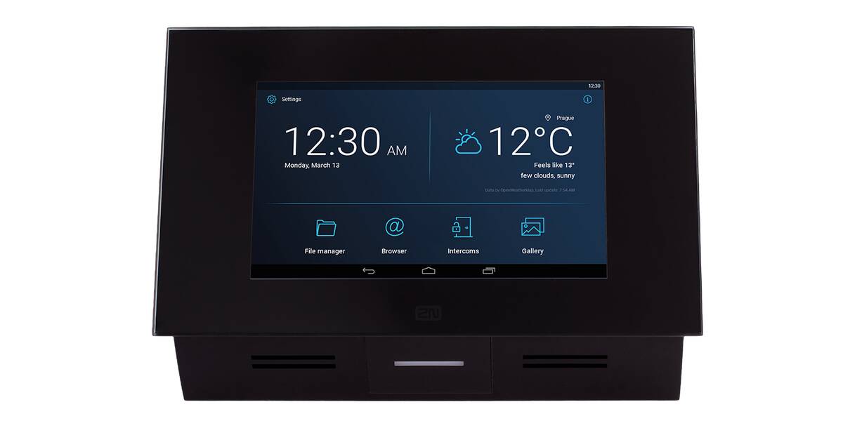 2N Indoor Touch 2.0 Black | Other Products | NetcamCenter