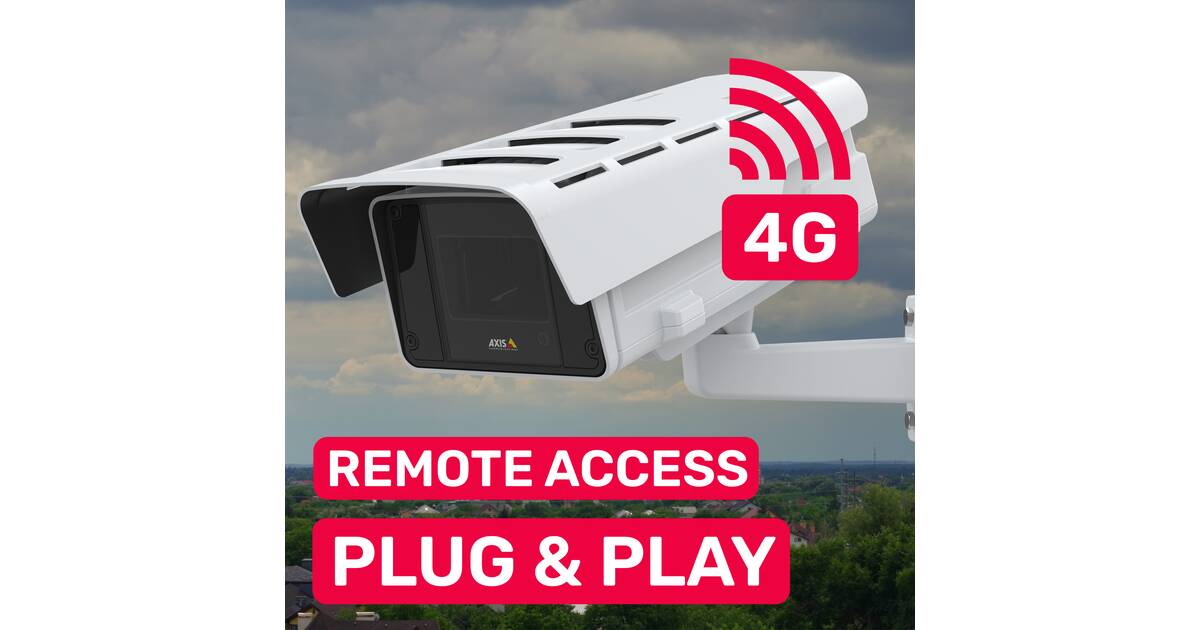 NetcamCenter Axis P1388 outdoor 4G Camera Kit | IP Cameras | NetcamCenter