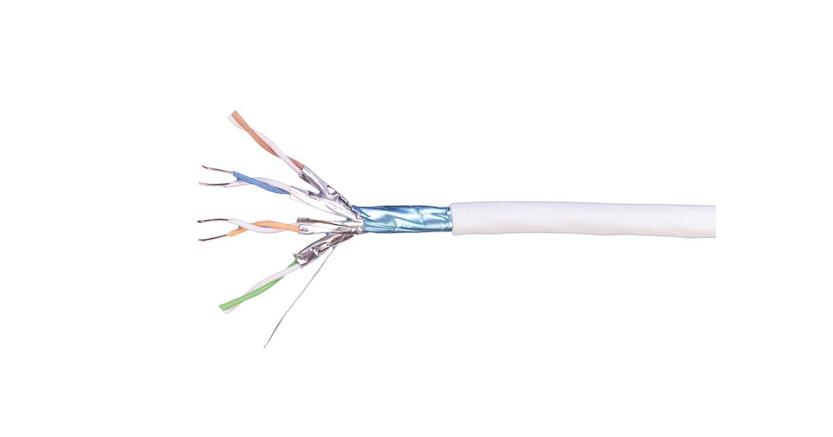 Commscope Netconnect CS44ZB CAT6A F/FTP LSZH 4PR 23AWG white 500m reel ...